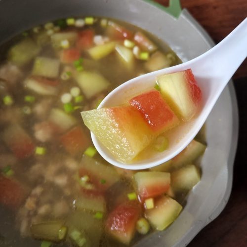 Vietnamese Watermelon Rind & Shrimp Soup - meetandeats